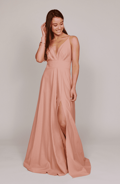 PRE ORDER: VESTIDO MAXI DELFINA LINO PALO ROSA – Minisima cl